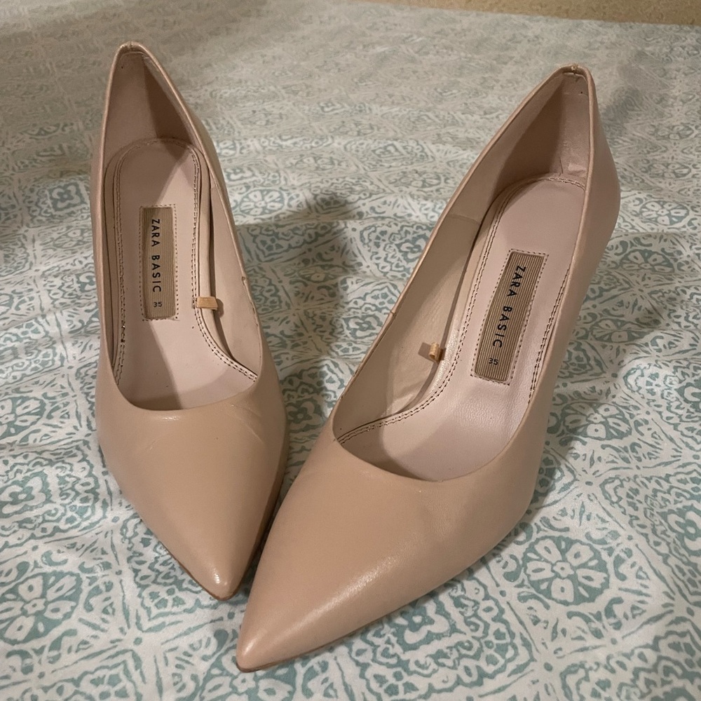 Zara Basic Nude Heels - Gem